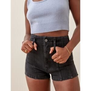 Reformation | Shorts | Reformation Eva Seamed High Rise Cheeky Jean ...